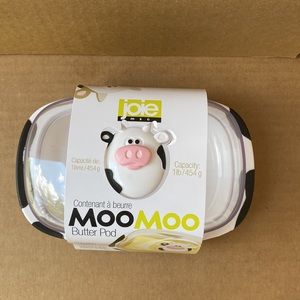Joie | Dining | Joie Cow Moo Moo Farmhouse Barn Butter Pod Dish New ...